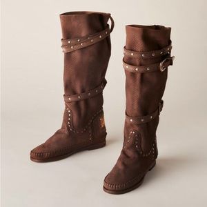 Sundance | Shoes | Karma Of Charme Tall Boots In Chocolate Snake Print ...